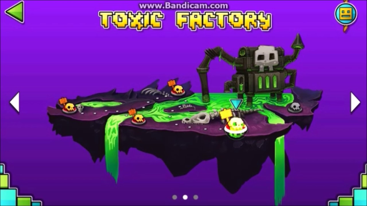 Geometry Dash World #2 Toxic Factory - YouTube