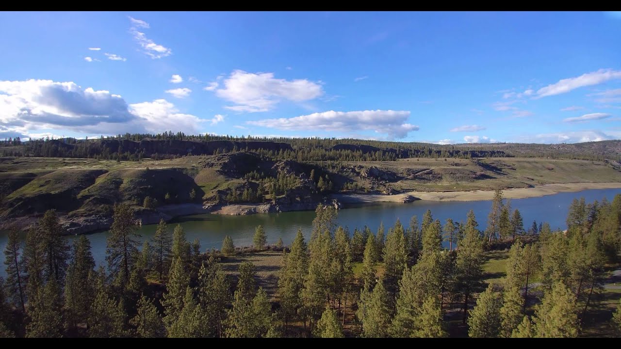 Typhoon 4k footage of Fort Spokane Campground - YouTube