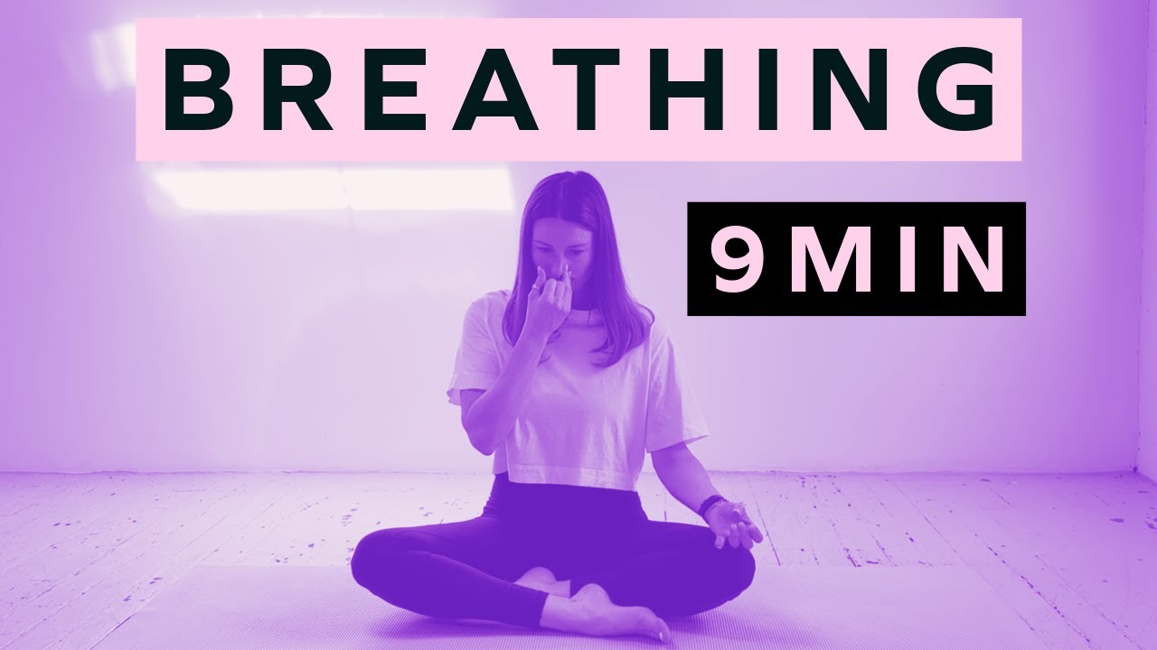 9 MIN BREATHING FOR BALANCE || Beginner to Moderate Breath Exercises ...