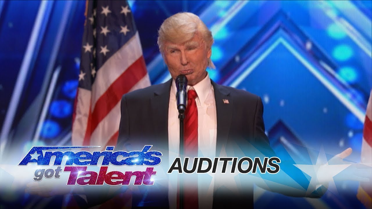 AGT 2017 | The Singing Trump: Presidential Impersonator | Auditions ...
