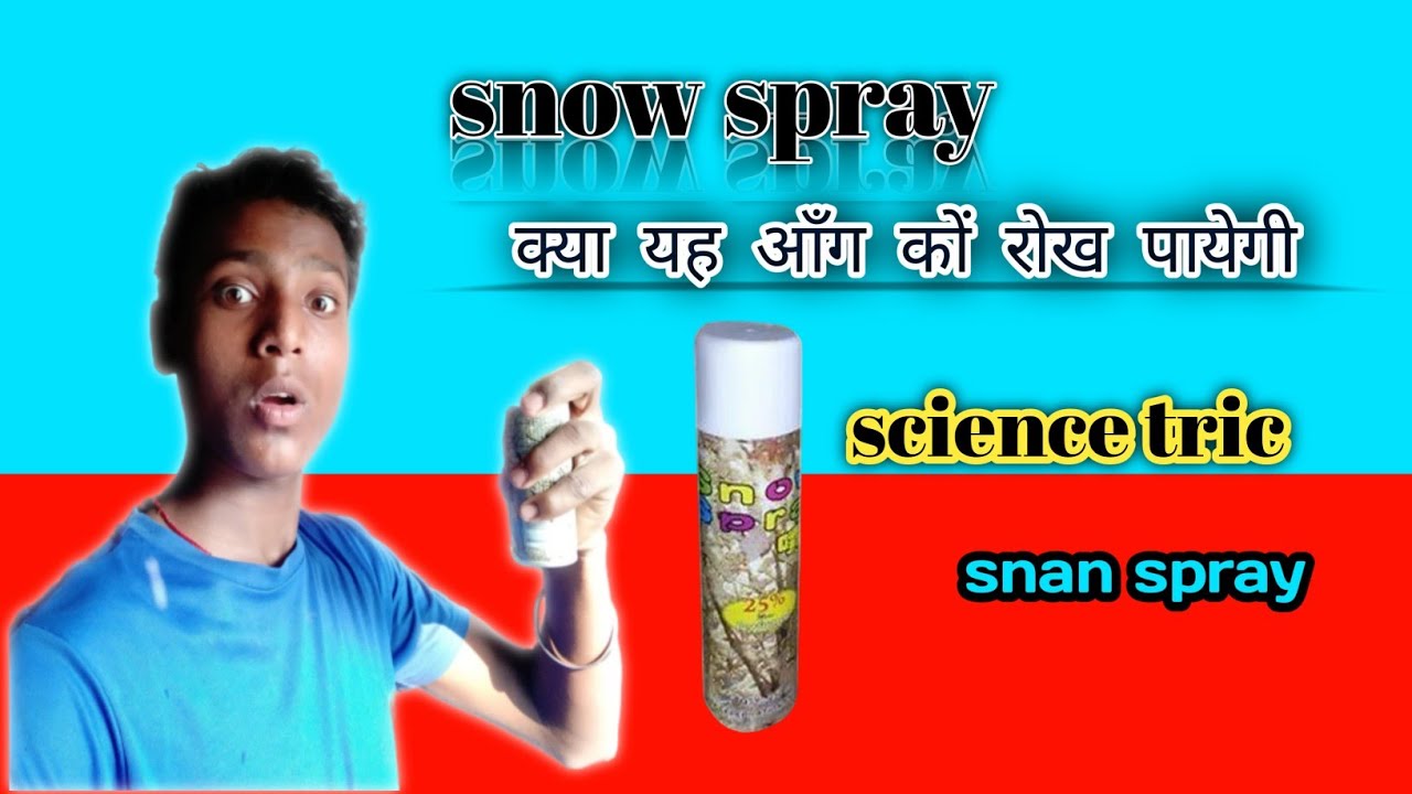 top snow spray science easy tricks experiment homemade crazy experiment ...