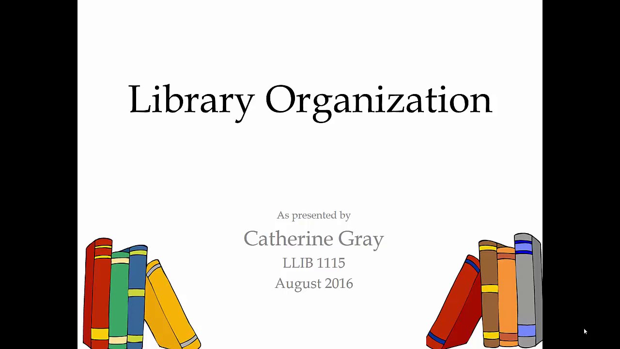 Library Organization - YouTube