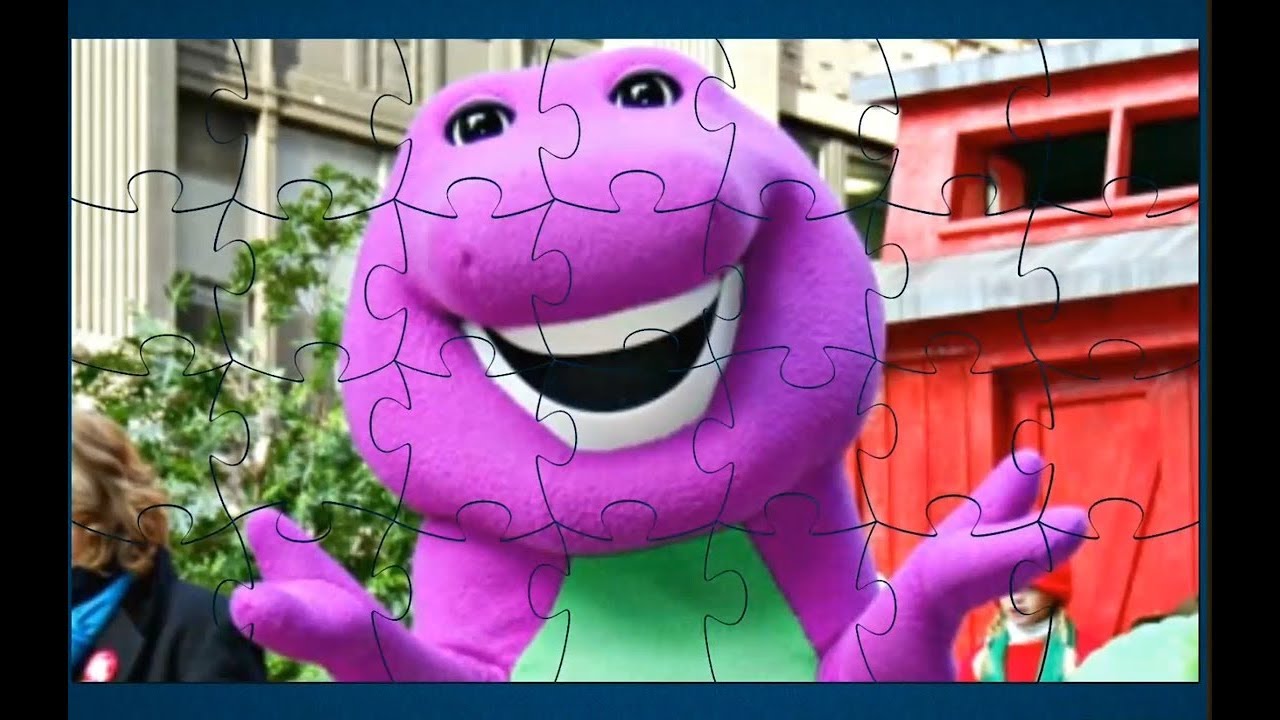 Barney The Dinosaur Puzzle Game - YouTube