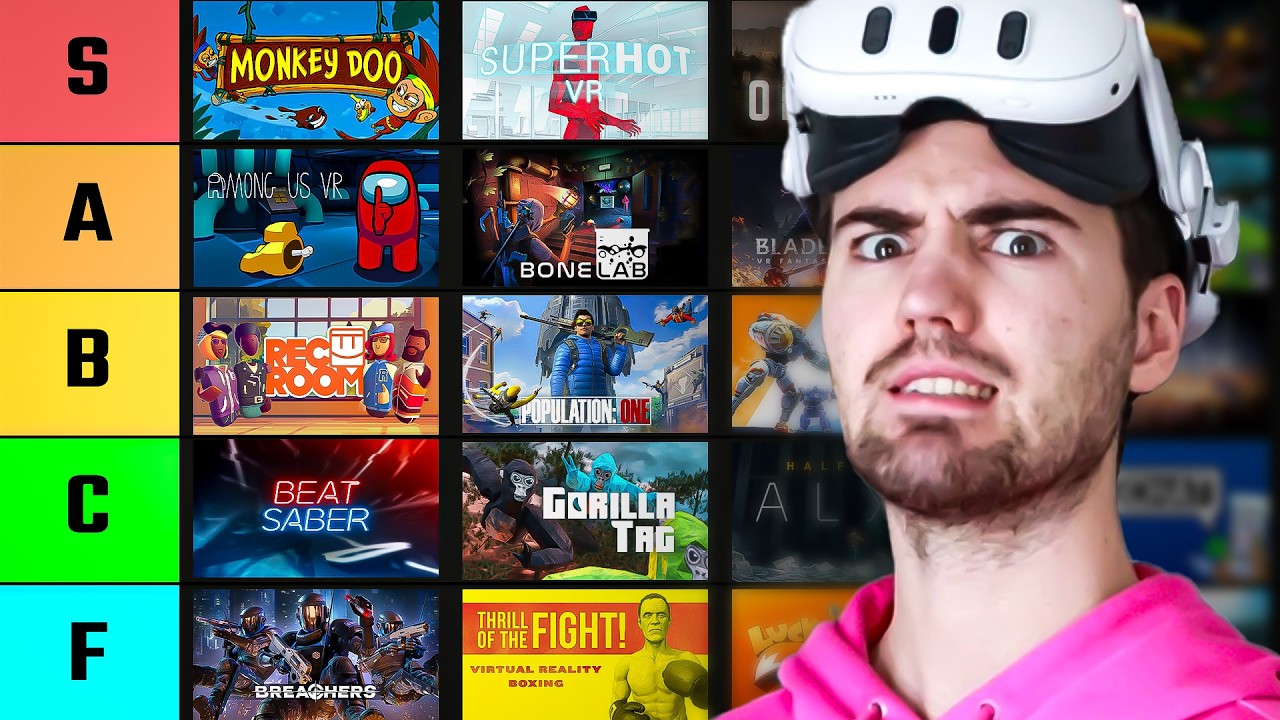 Ranking EVERY SINGLE VR GAME - YouTube