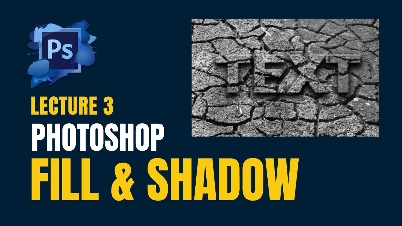 Fill Opacity and Shadow | Photoshop Tutorials (Lecture No 3) - YouTube
