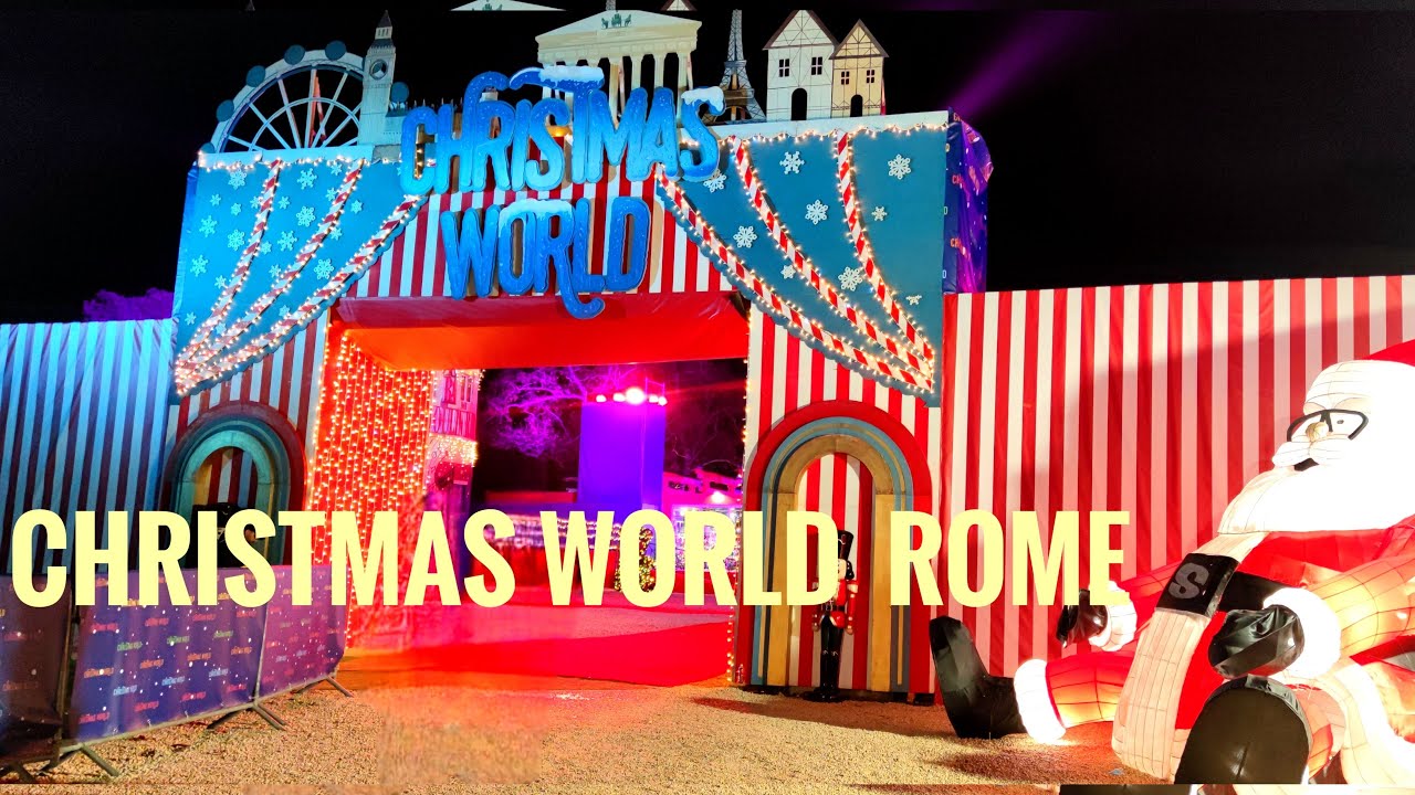 CHRISTMAS WORLD ROMA 2O22 Happy Xmas villa borghese roma Natale ...