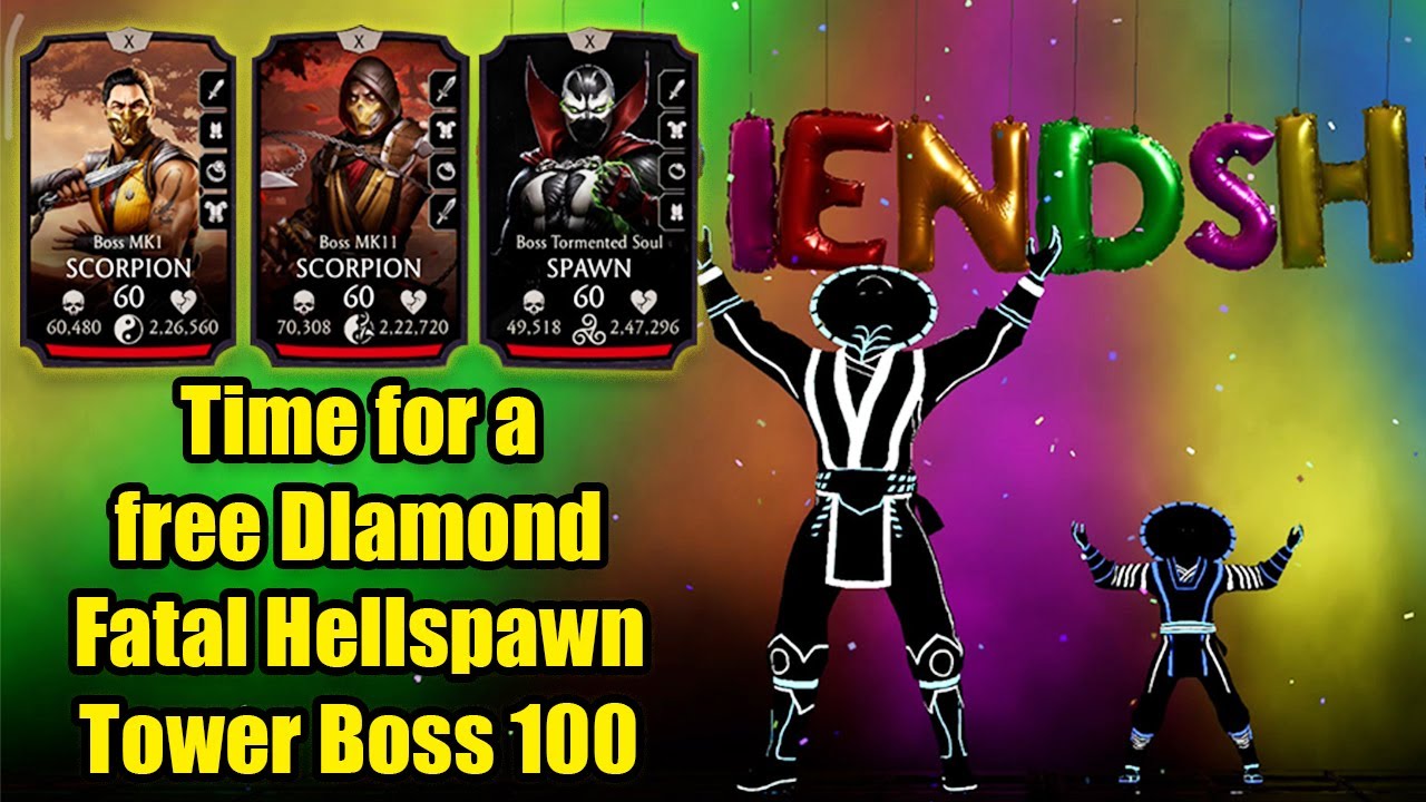 Fatal Hellspawn Tower Boss 100 Free Diamond MK Mobile - YouTube