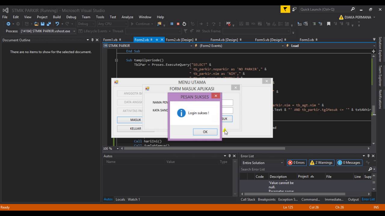 QUERY IN VB.NET 2015 & MYSQL PART 5/5 - YouTube