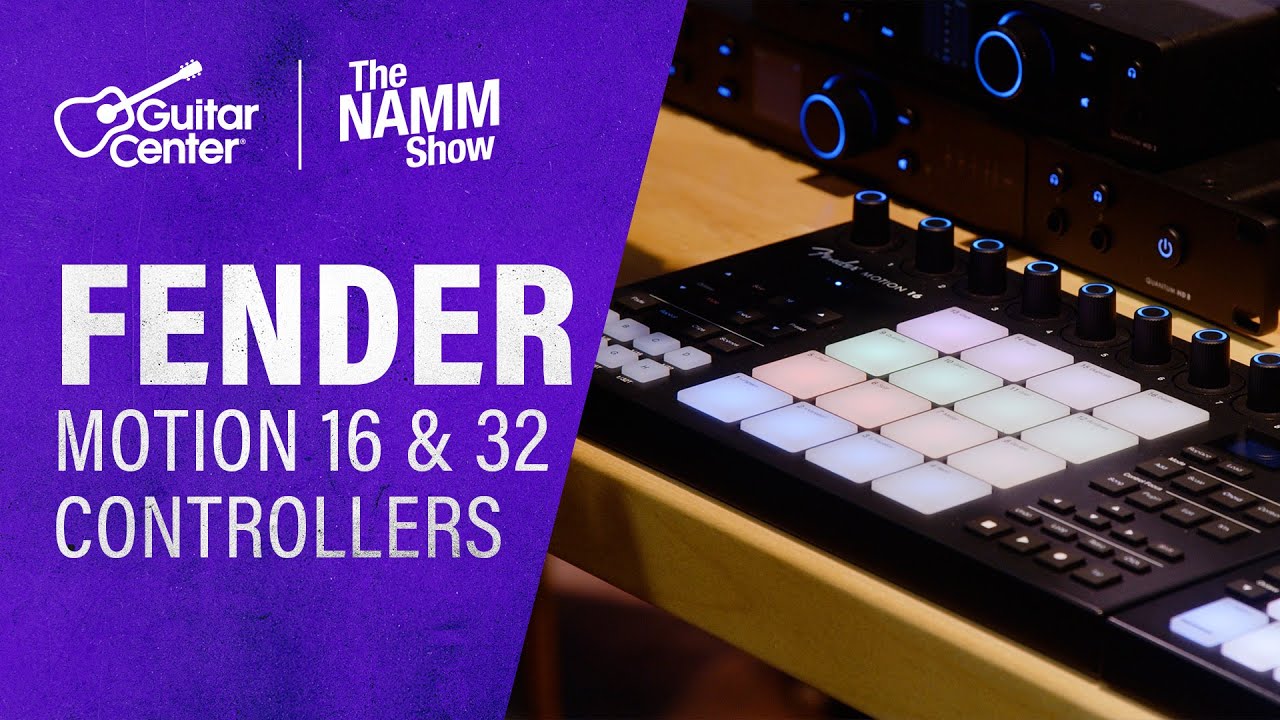 NEW Fender Motion Performance and Production Controllers Demo | NAMM ...