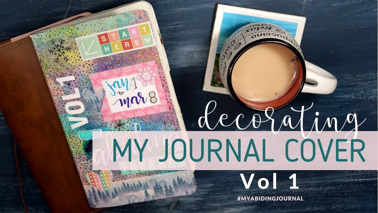 Decorate My Journal Cover With Me! | VOL 1 - YouTube