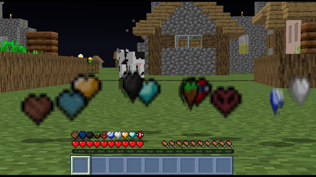 Minecraft Manhunt, But there are Custom Hearts - YouTube