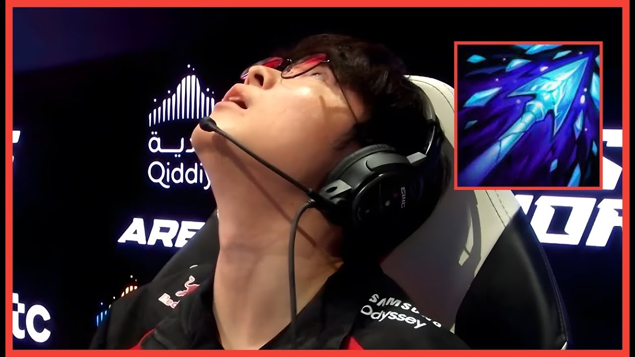 T1 Faker Hit By Arrow & Tilts | Esports World Cup 2024 - YouTube