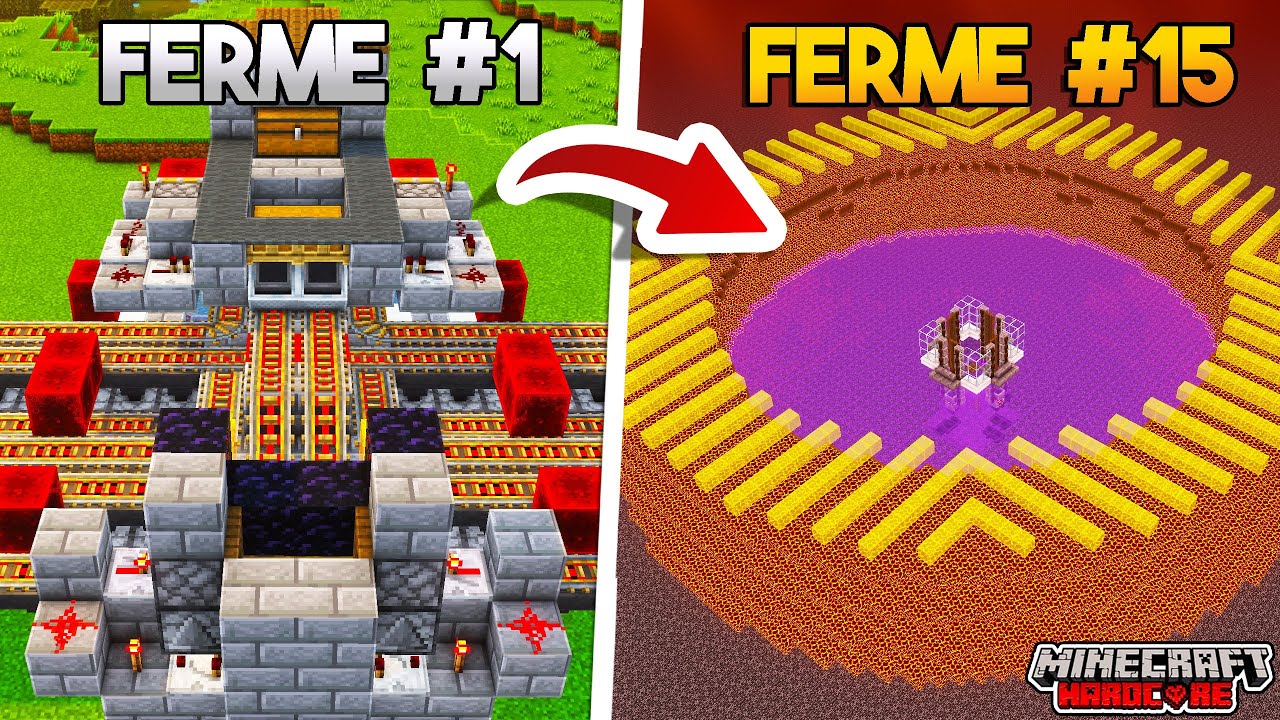 J'ai construit TOUTES les meilleurs fermes AUTOMATIQUES sur Minecraft ...