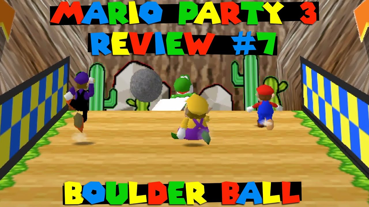 Mario Party 3 Minigame Review #7-Boulder Ball - YouTube