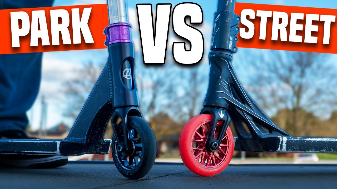 Street VS Park Game Of Scoot - YouTube