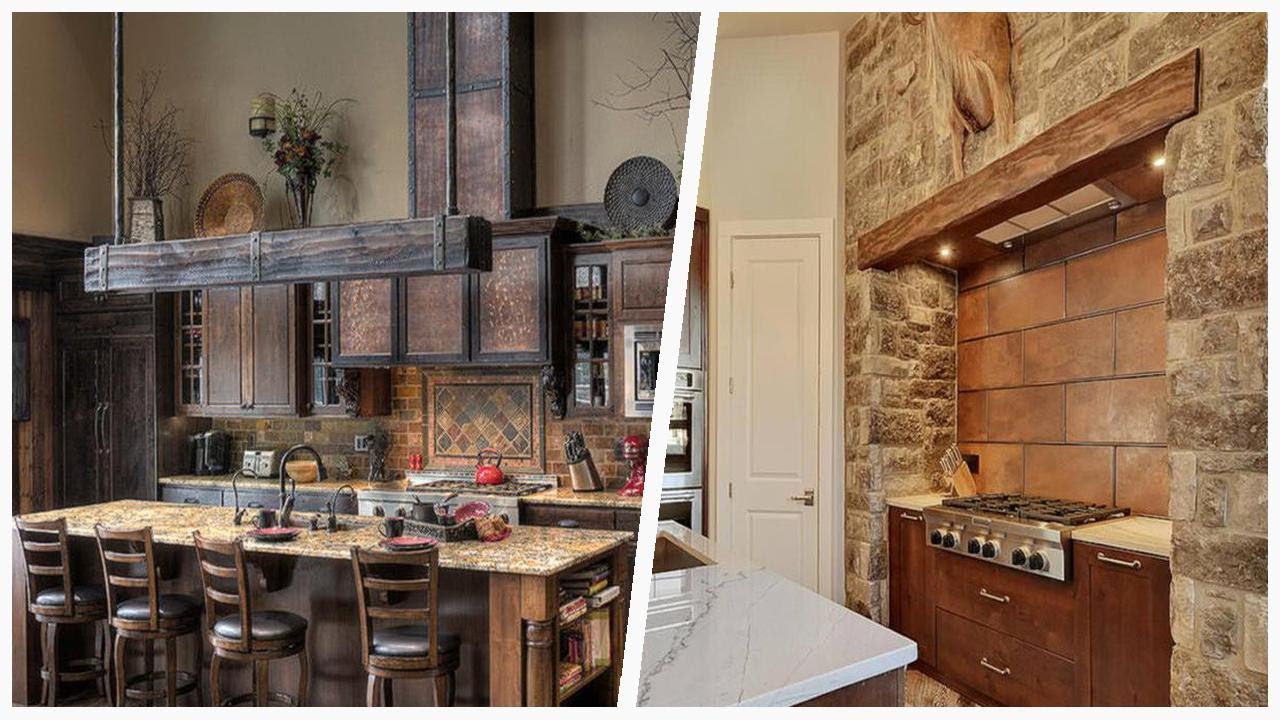 75 Rustic Kitchen With Brown Backsplash Design Ideas You'll Love 🟡 ...