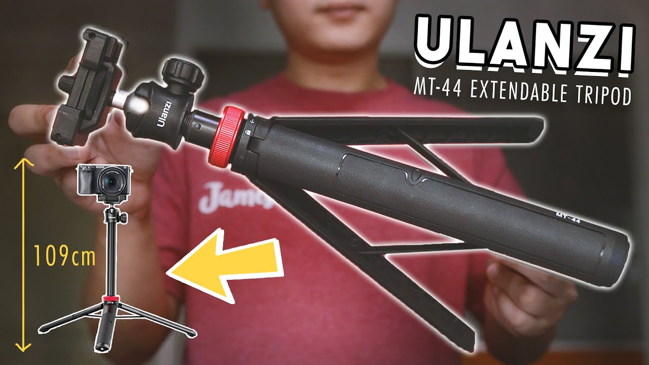 Ulanzi MT-44 Review | 109CM Extendable Selfie Tripod - YouTube