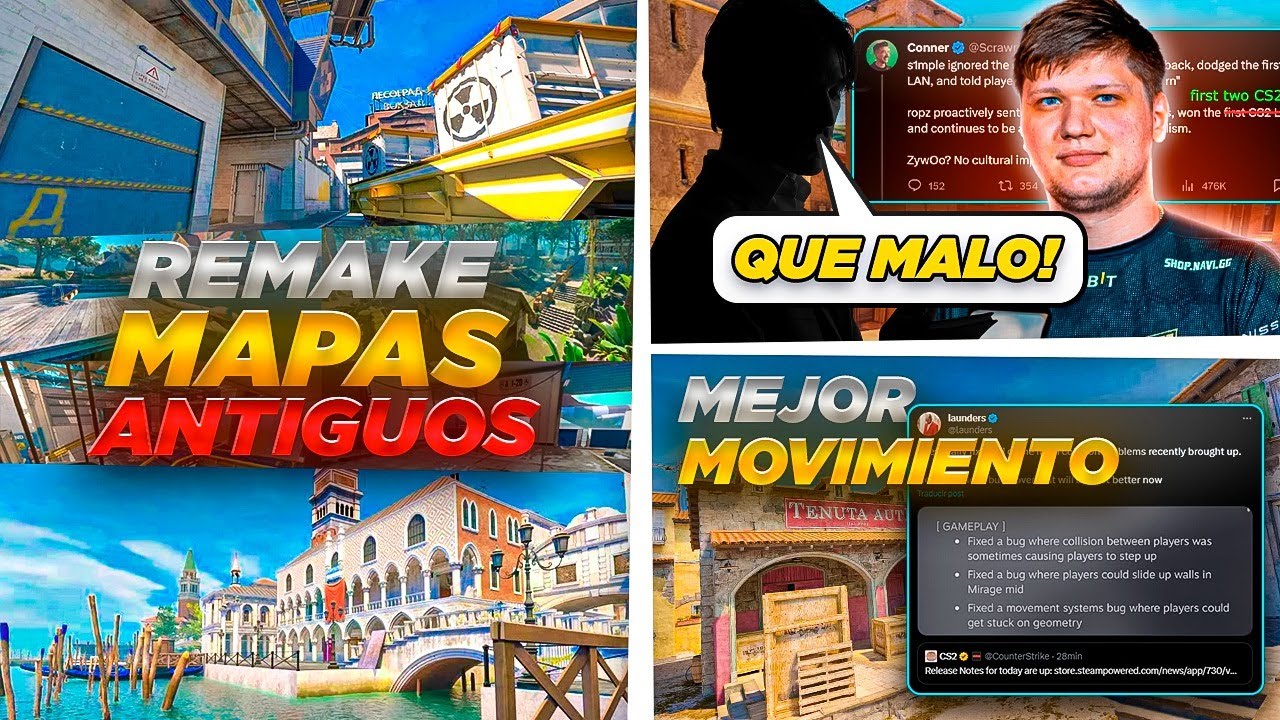 SE CONFIRMA REMAKE A MAPAS ANTIGUOS (Train, Canals & Shortdust) | VALVE ...