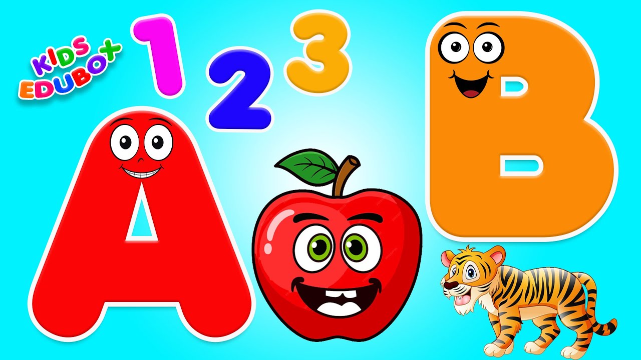 ABC & 123 Learning Videos For Preschool | ABC And One Two Three | ABC ...