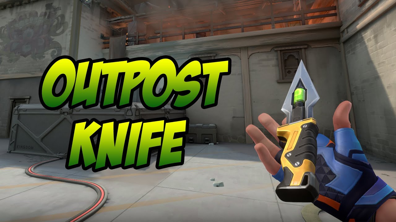 OUTPOST KNIFE SKIN SHWOCASE (OUTPOST MELEE) - VALORANT BATTLPASS SKINS ...