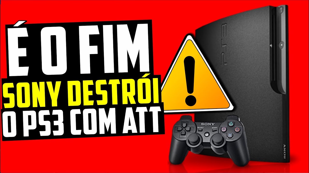 Sony da o FIM no PS3 !! Destruiu o console com Atualização - YouTube