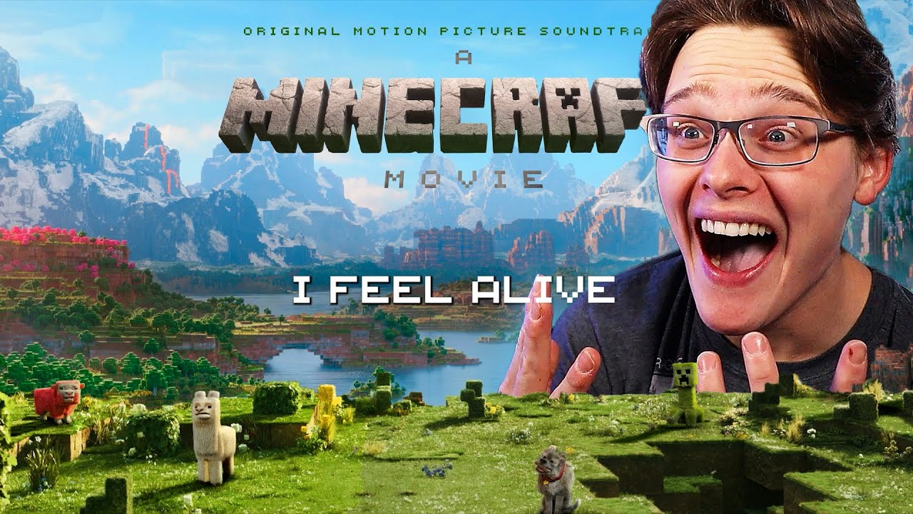 A MINECRAFT MOVIE 'I Feel Alive' (Official Lyric Video) REACTION! - YouTube