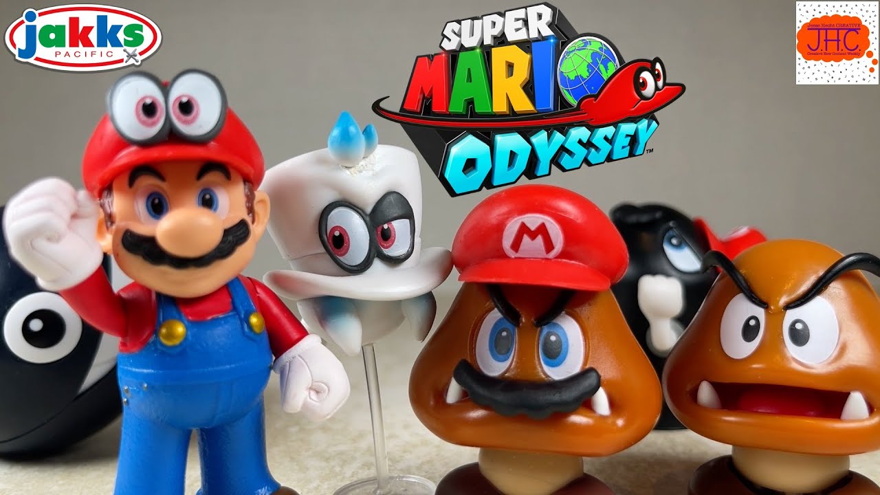 CAPPY? Super Mario Odyssey Captured Goomba Bullet Bill Chomp Jakks ...