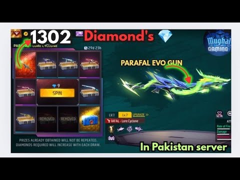 PARAFAL EVO GUN SKIN RETURN IN PAKISTAN SERVER 2025 | PARAFAL EVO GUN ...