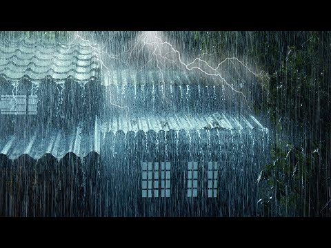 Beat INSOMNIA with Heavy Rain. Quiet Thunder on the roof - Real Rain ...