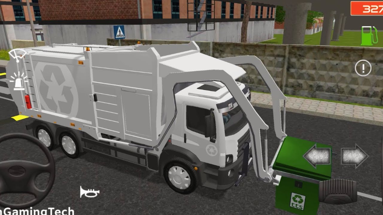 Front Loader Super Heavy Duty Truck ♻️♻️♻️♻️♻️♻️♻️♻️ Trash Truck ...