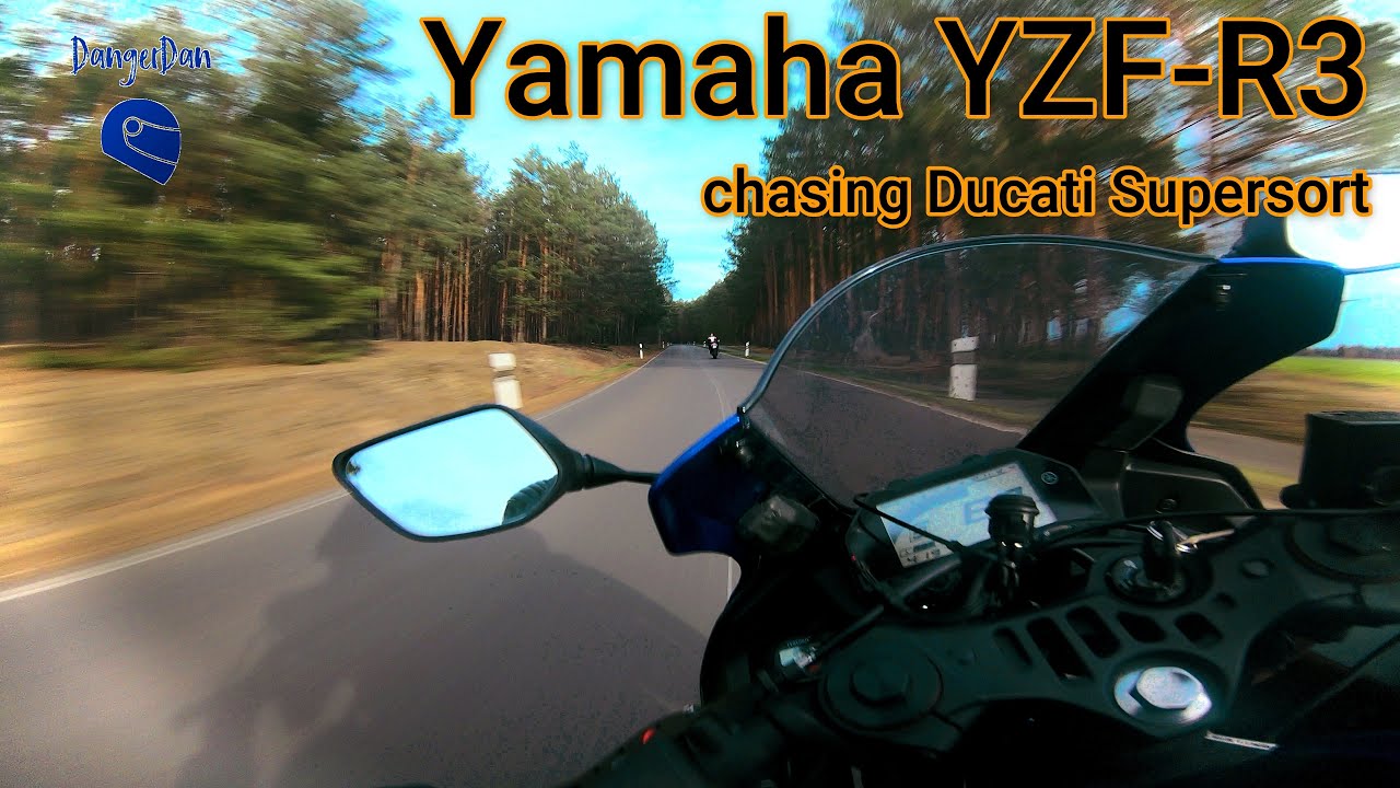 Yamaha YZF-R3: chasing Ducati Supersport - a Winter Ride 2.0 [RAW ...