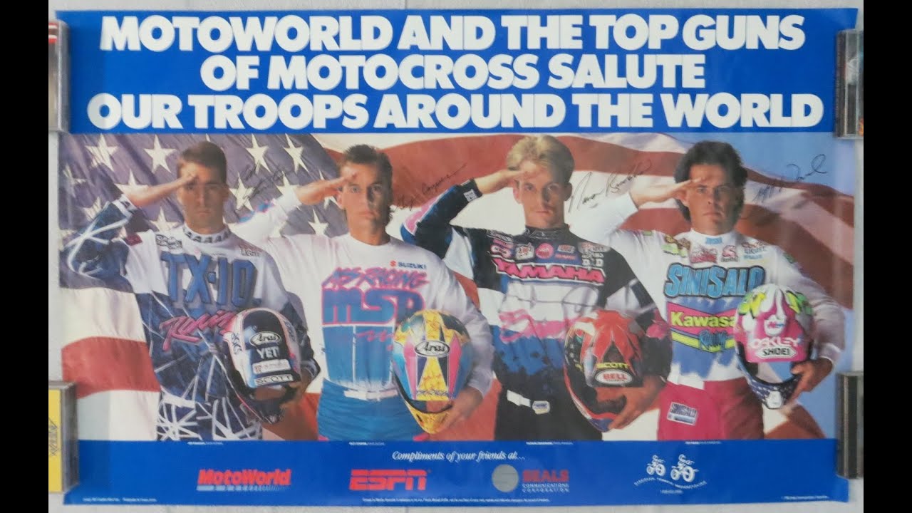 ***SOLD*** 1991 MotoWorld/Top Motocross Superstars Salute Our Troops ...