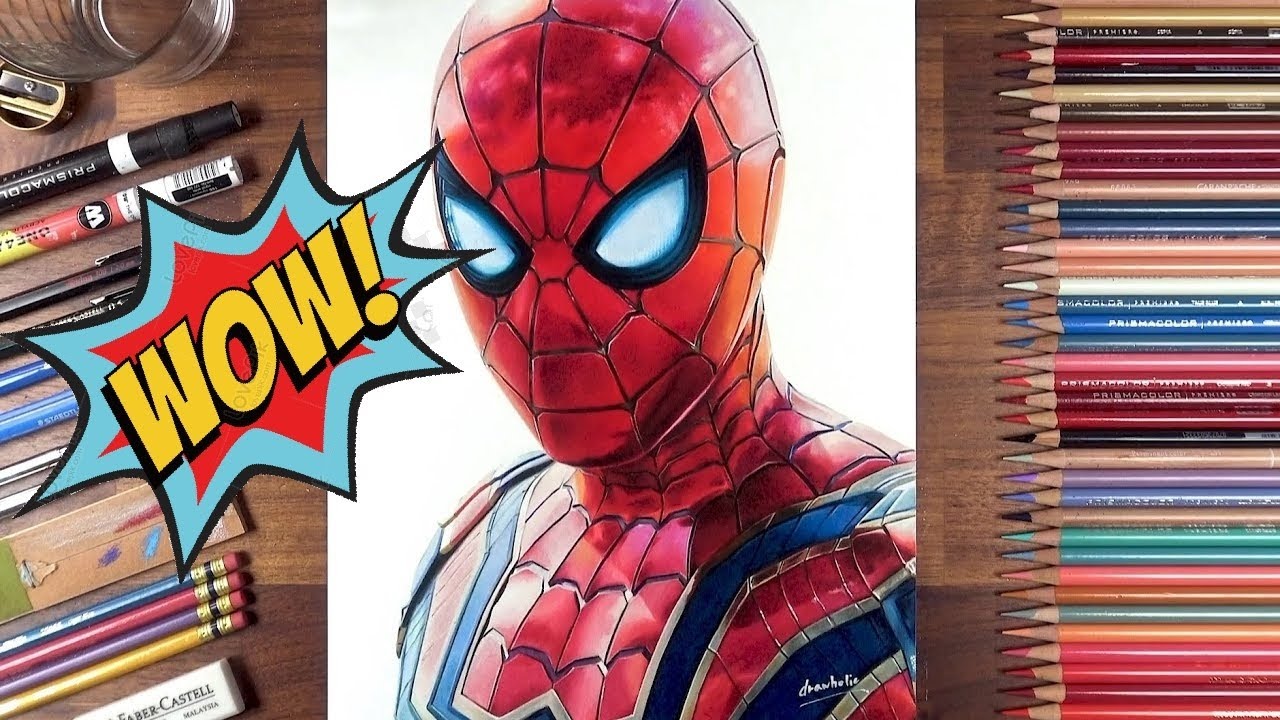 How to Draw Spider Man's Iconic Heart in Seconds! - YouTube