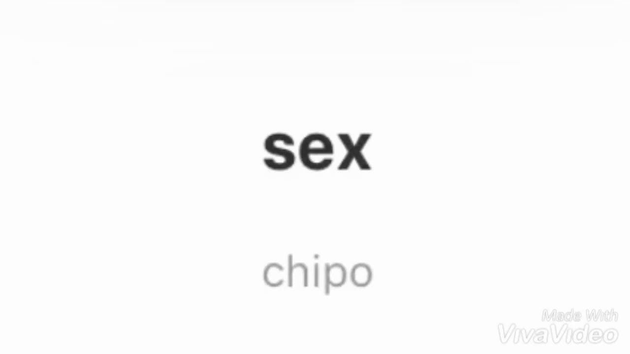 Chipo - sex - YouTube