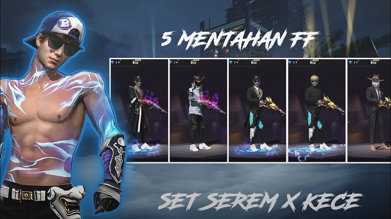 5 MENTAHAN FF PEGANG SG 2 SET SEREM X KECE NO PW!! - YouTube