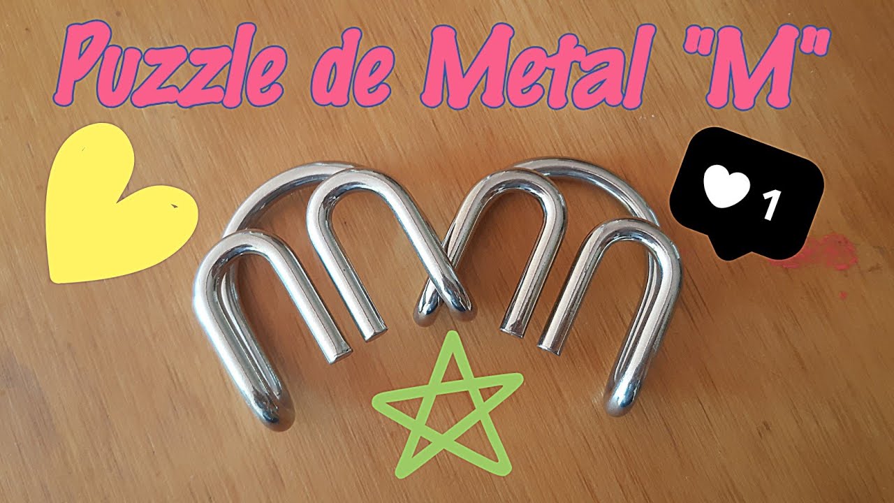 El Puzzle de Metal "M"👍💖 - YouTube