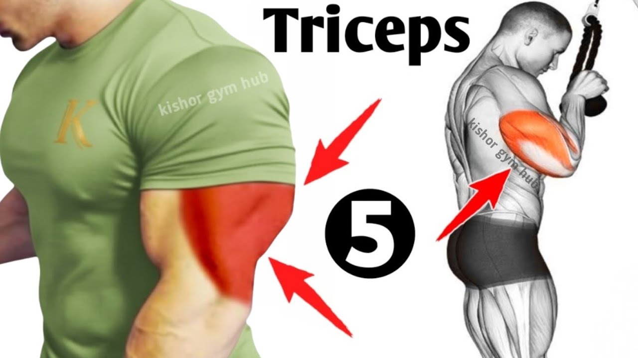 5 Best Triceps Exercises for Bigger & Stronger Arms!"Let me know if you ...