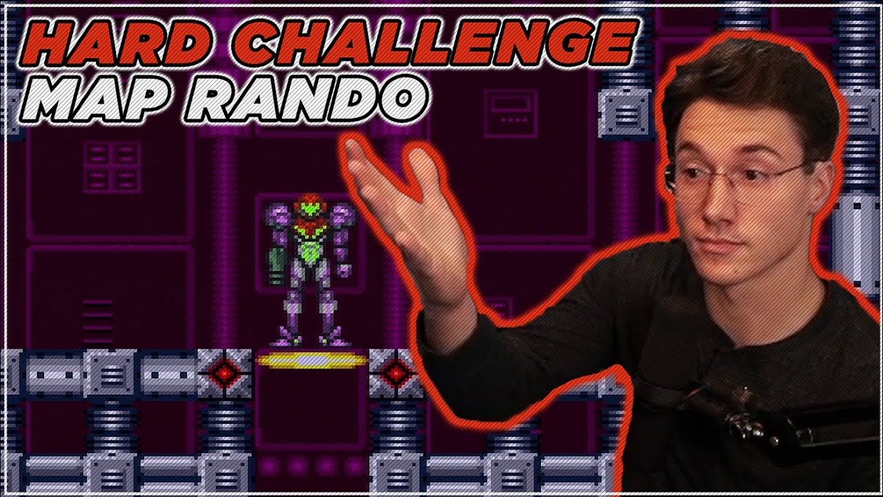 Hard Challenge Map Rando v3 | Super Metroid - YouTube