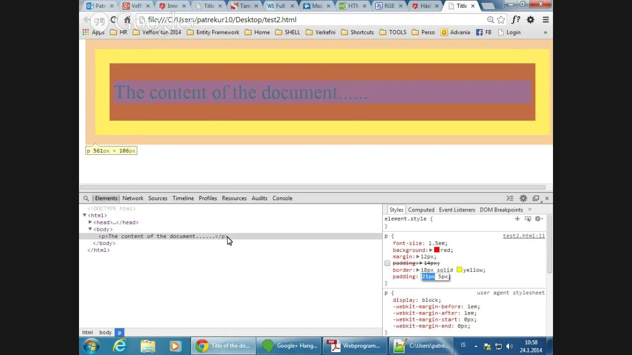 Vefforritun - Lecture - Week 2 - CSS - YouTube