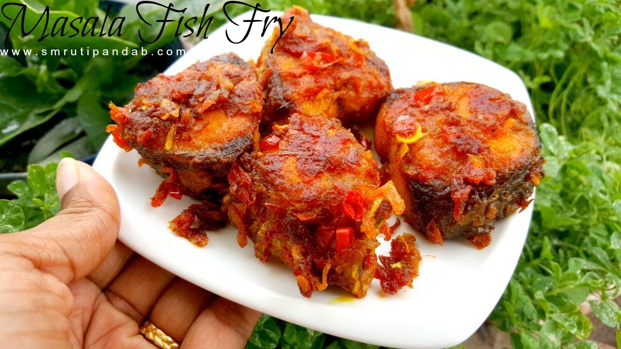 Masala Macha Bhaja | Masala Fish Fry | Machli Masala Fry | Maach Bhaja ...