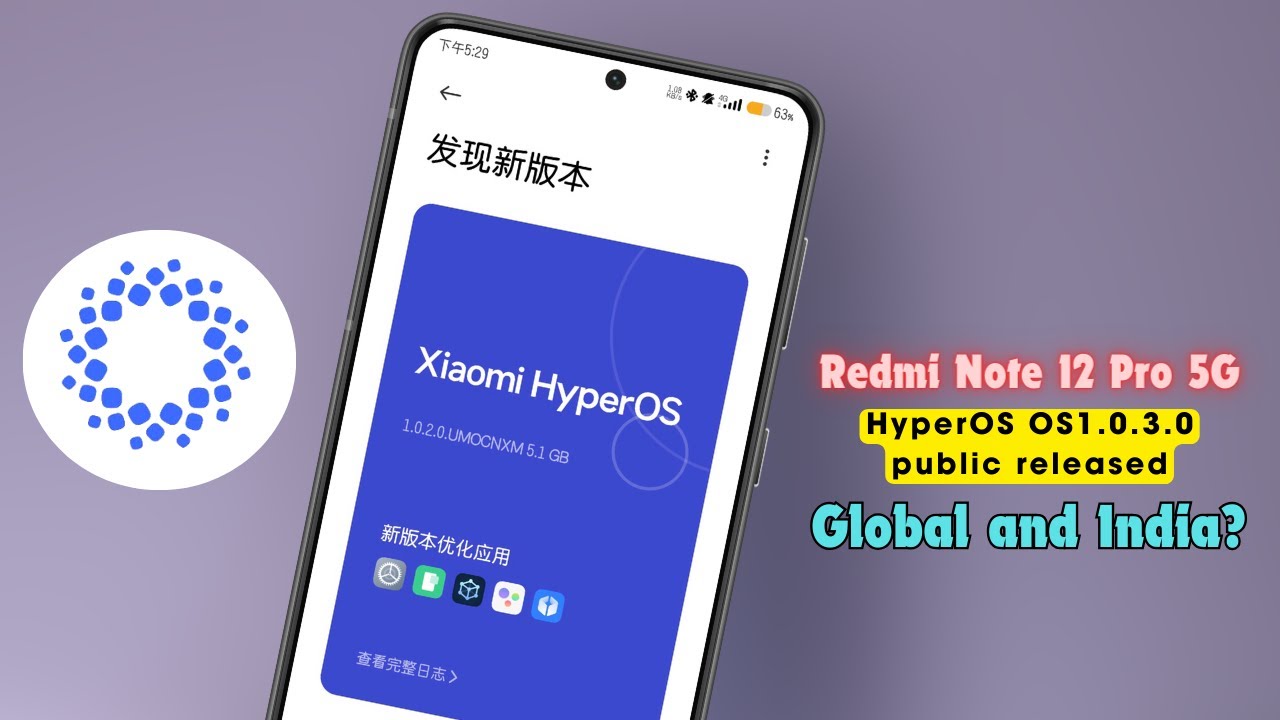Redmi Note 12 Pro 5G HyperOS stable update is now available to download ...