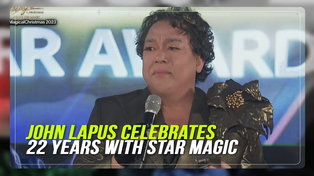 22 years with Star Magic: How John Lapus went from off-cam to on-cam ...