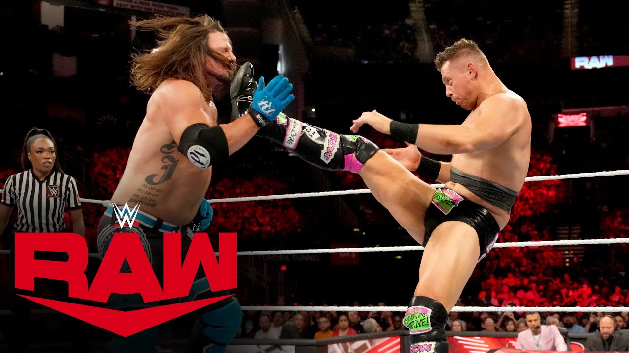AJ Styles vs. Mustafa Ali vs. The Miz – Triple Threat Match: Raw, Aug ...