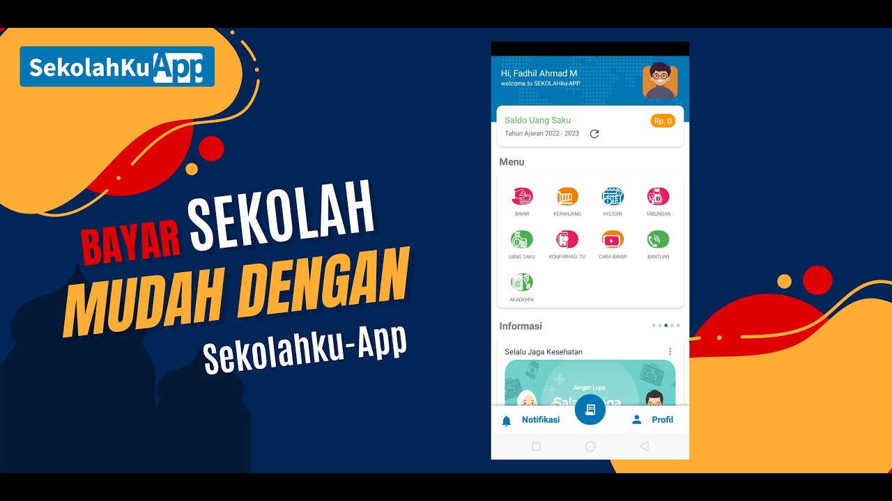 Cara Bayar Sekolah Dengan Sekolahku App - YouTube