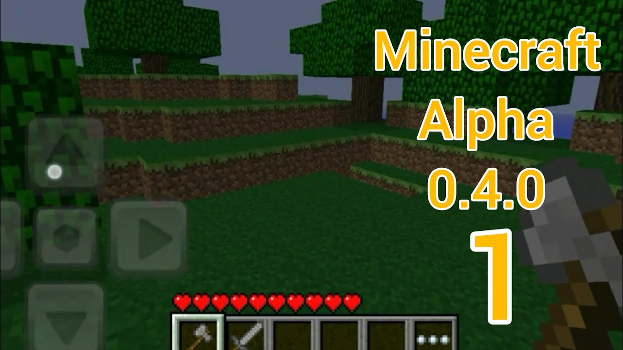Play Minecraft Pocket Edition (Alpha 0.4.0) - YouTube