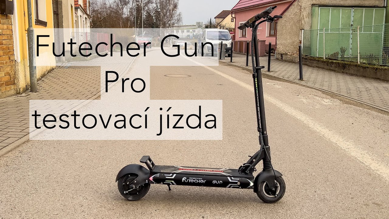 Futecher Gun Pro - testovací jízda na malém ďáblíkovi 😈🛴 - YouTube
