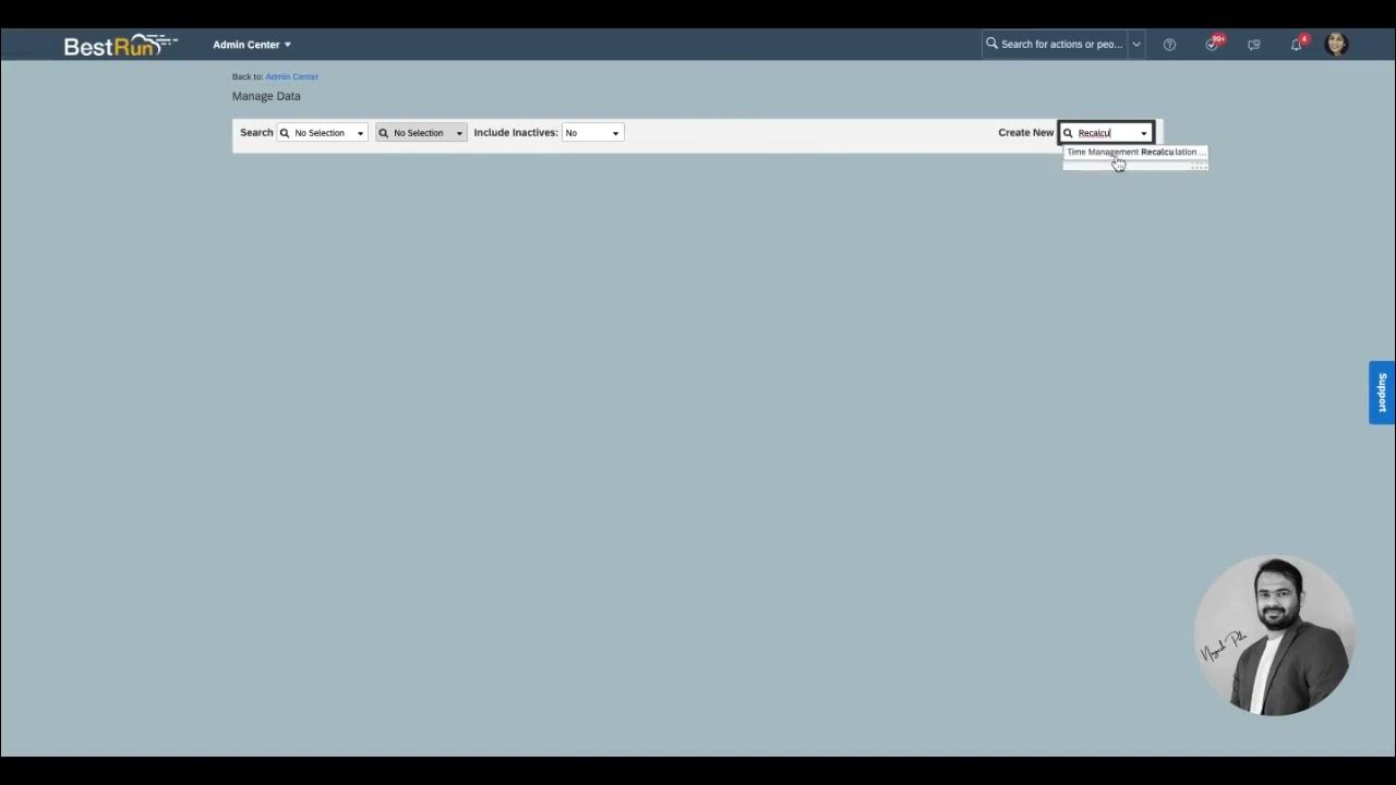 How to trigger Time Management Recalculation Event - YouTube