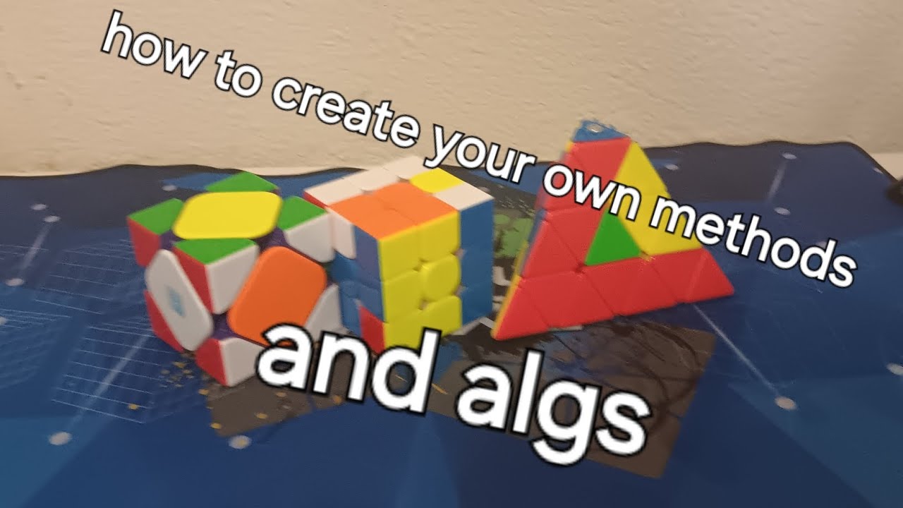 how create a cubing method super easily - YouTube