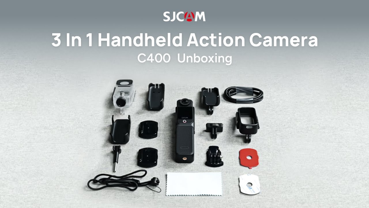 SJCAM C400 Action Camera Unboxing - YouTube