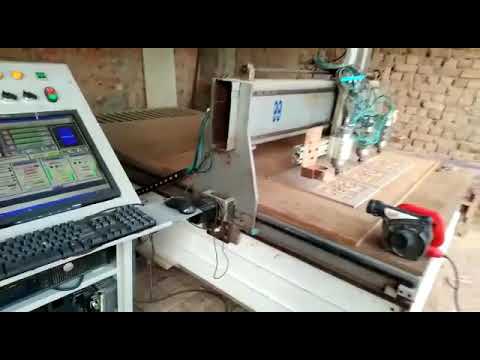CNC Machine working video| How a CNC machine work| CNC wood and iron ...